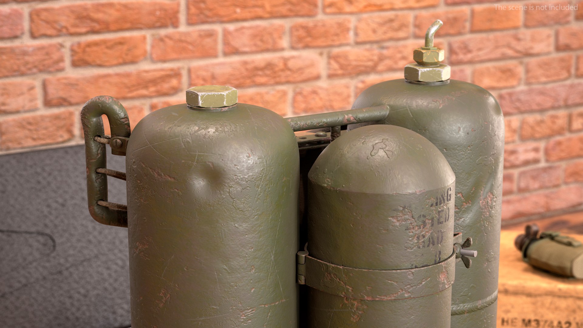 M2 Flamethrower Backpack 3D model - TurboSquid 2183881