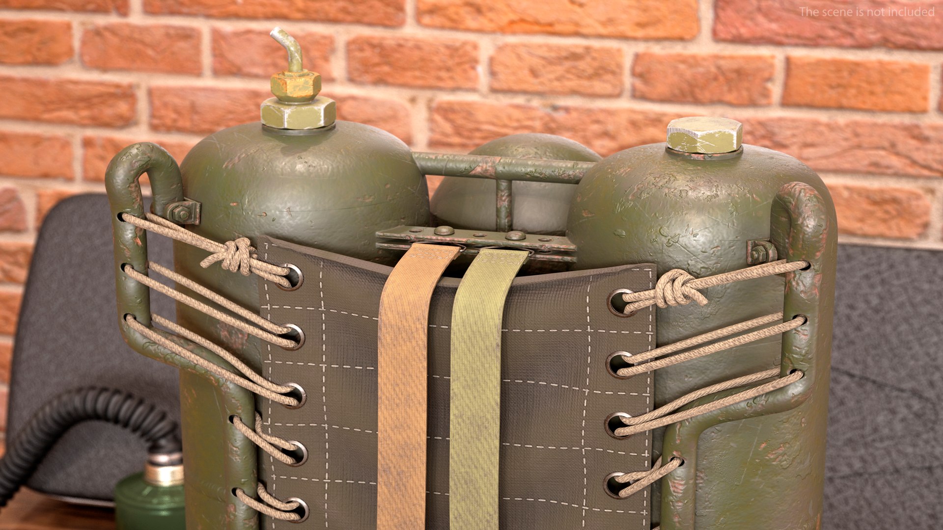 M2 Flamethrower Backpack 3D model - TurboSquid 2183881