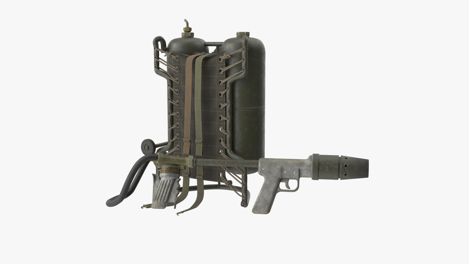 M2 Flamethrower Backpack 3D model - TurboSquid 2183881