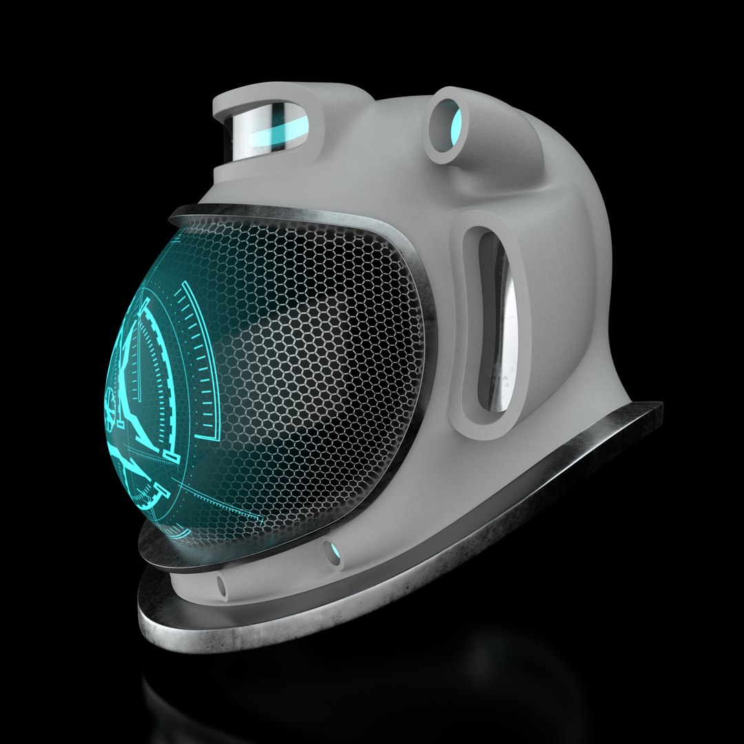 3D Helmet Astronaut - TurboSquid 1981566