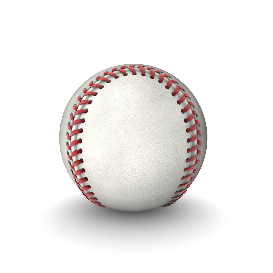 3d Modeled Baseball Model
