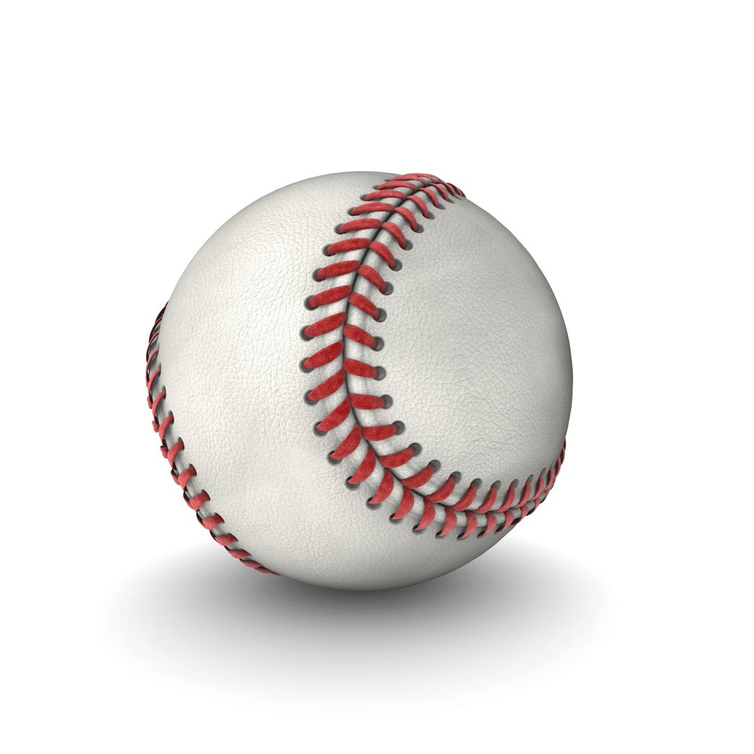 3d Modeled Baseball Model