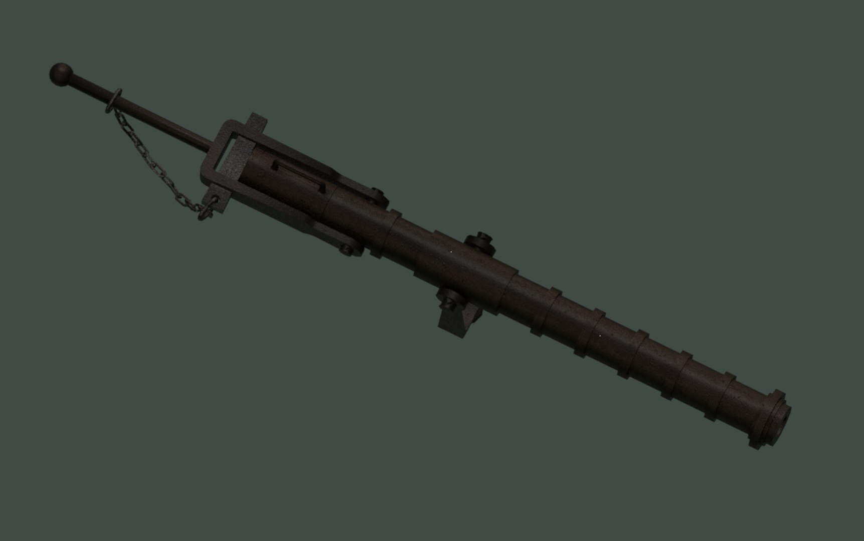 3D Falconete Cannon Model - TurboSquid 1366106