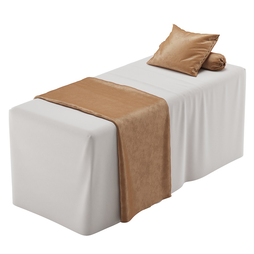 Spa Bed 1 3D Model - TurboSquid 2082531