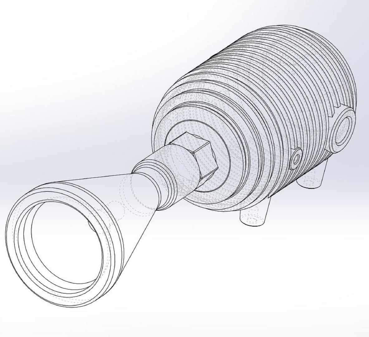 Diecast Thrust Engine Scale 1 To 25 3D - TurboSquid 2132639