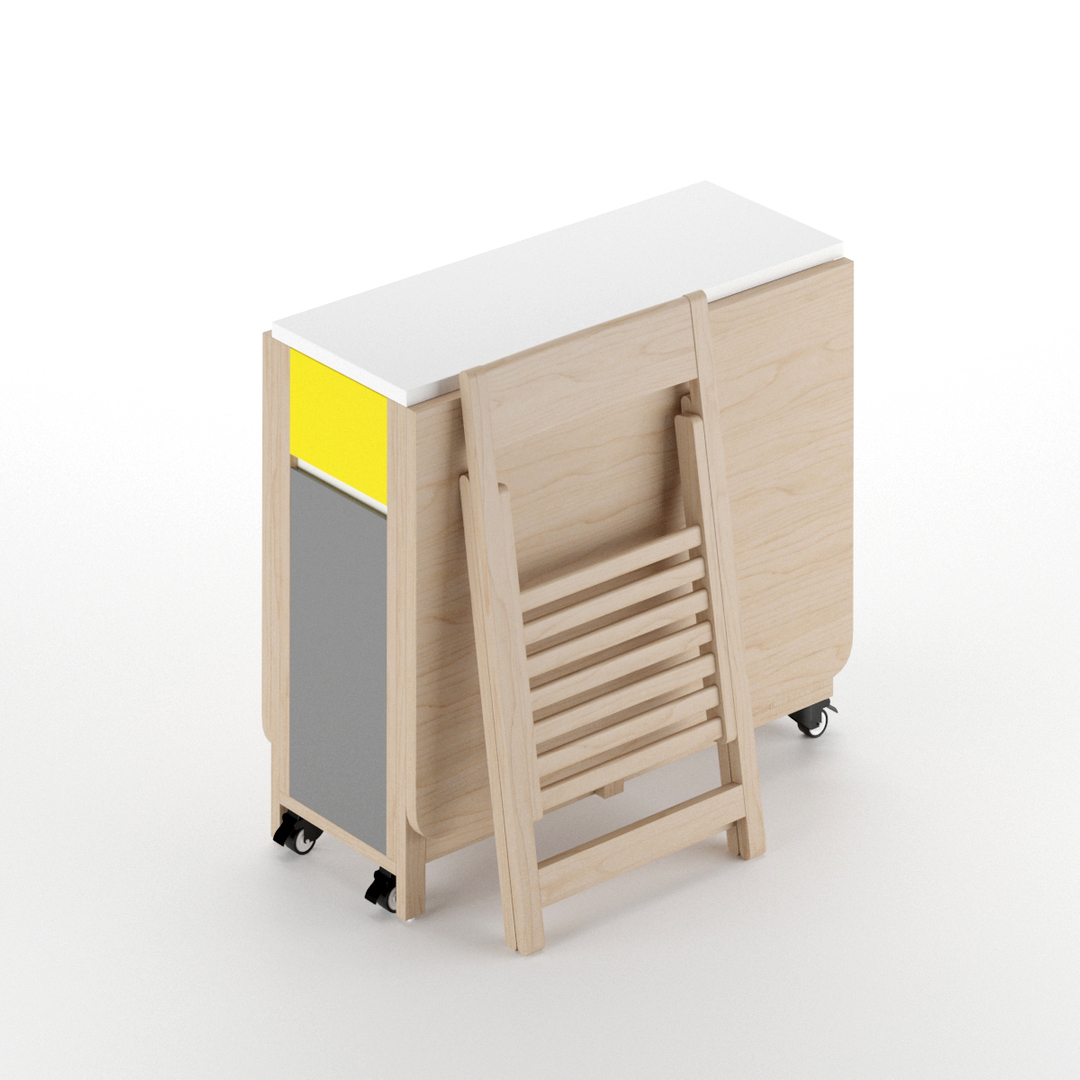 Extendable dining table folding 3D model - TurboSquid 1679006