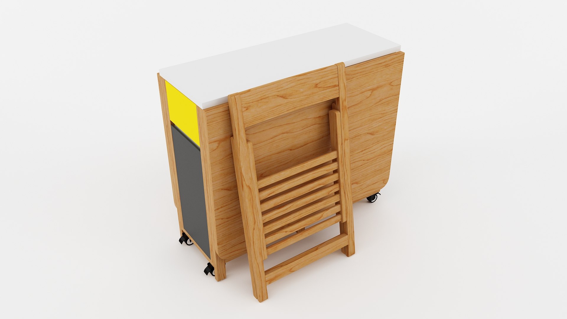 Extendable Dining Table Folding 3D Model - TurboSquid 1679006