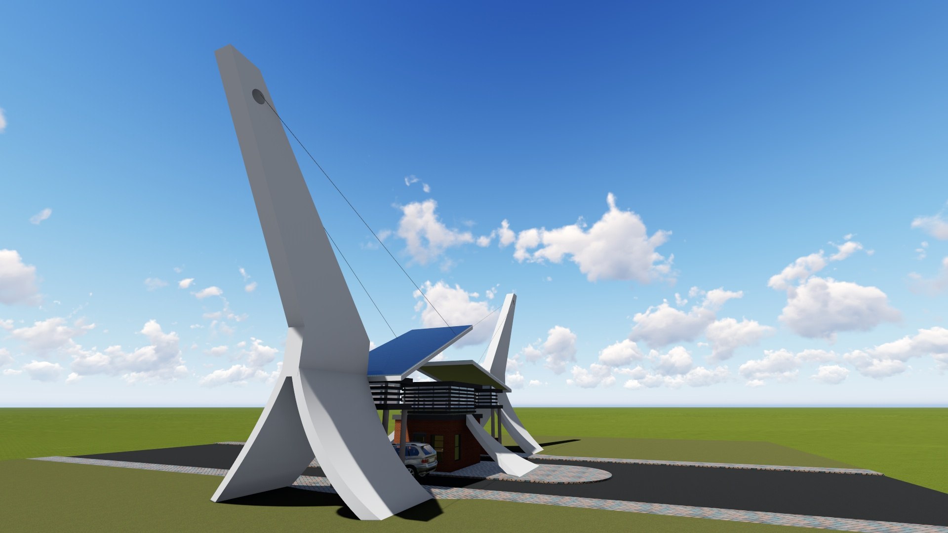 3D Guard House Design - TurboSquid 1246514