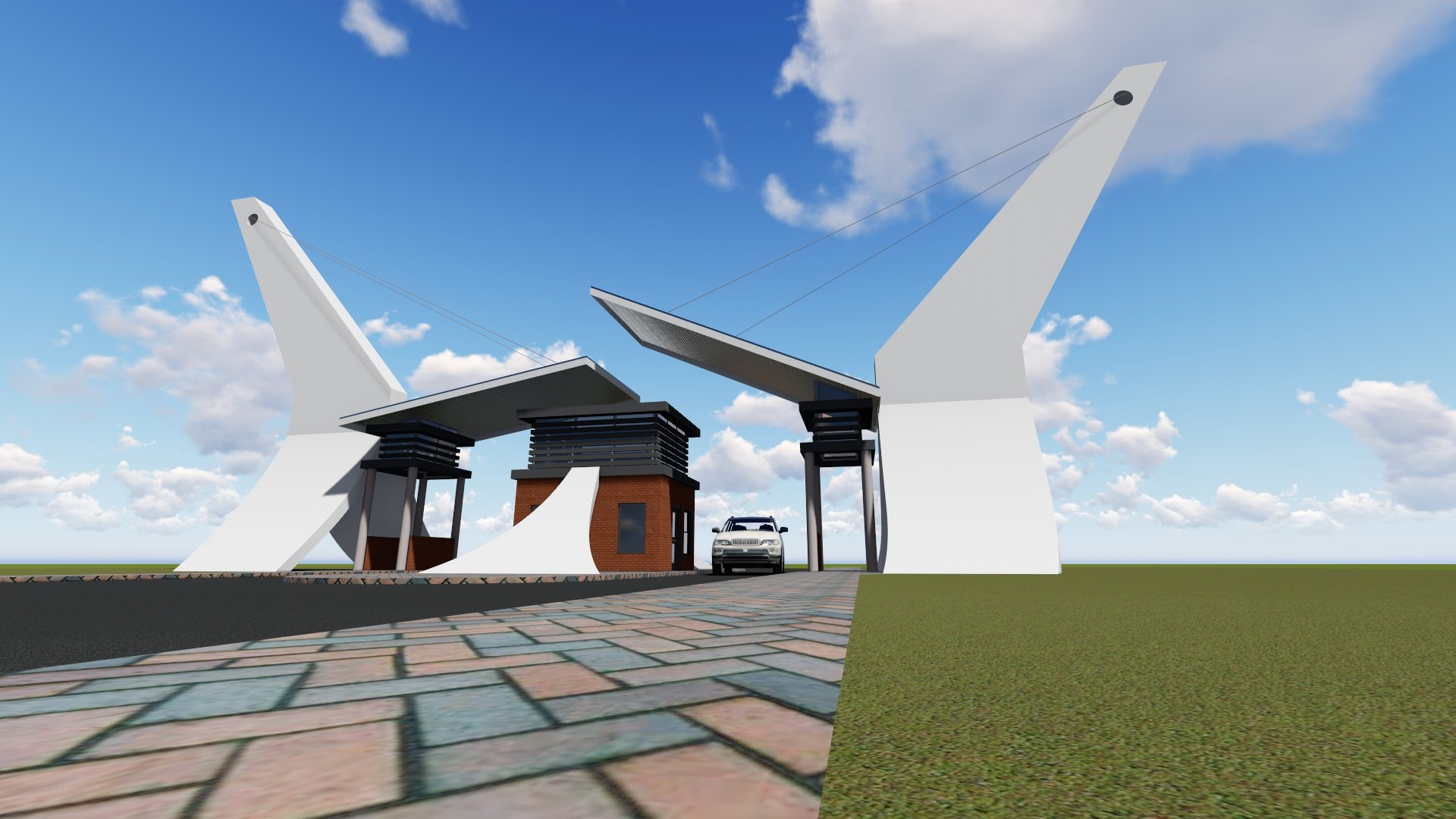 3D Guard House Design - TurboSquid 1246514
