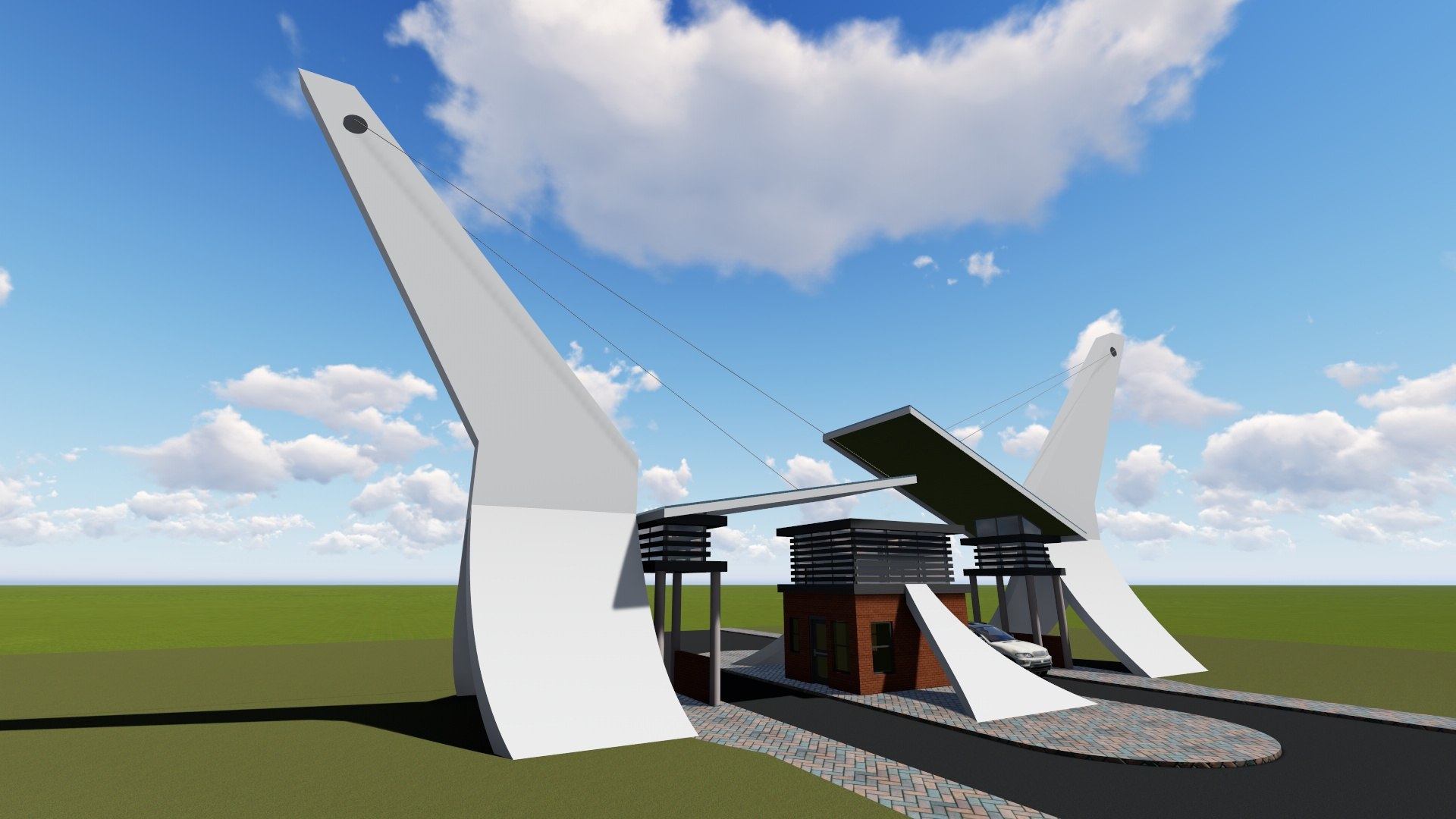 3D Guard House Design - TurboSquid 1246514