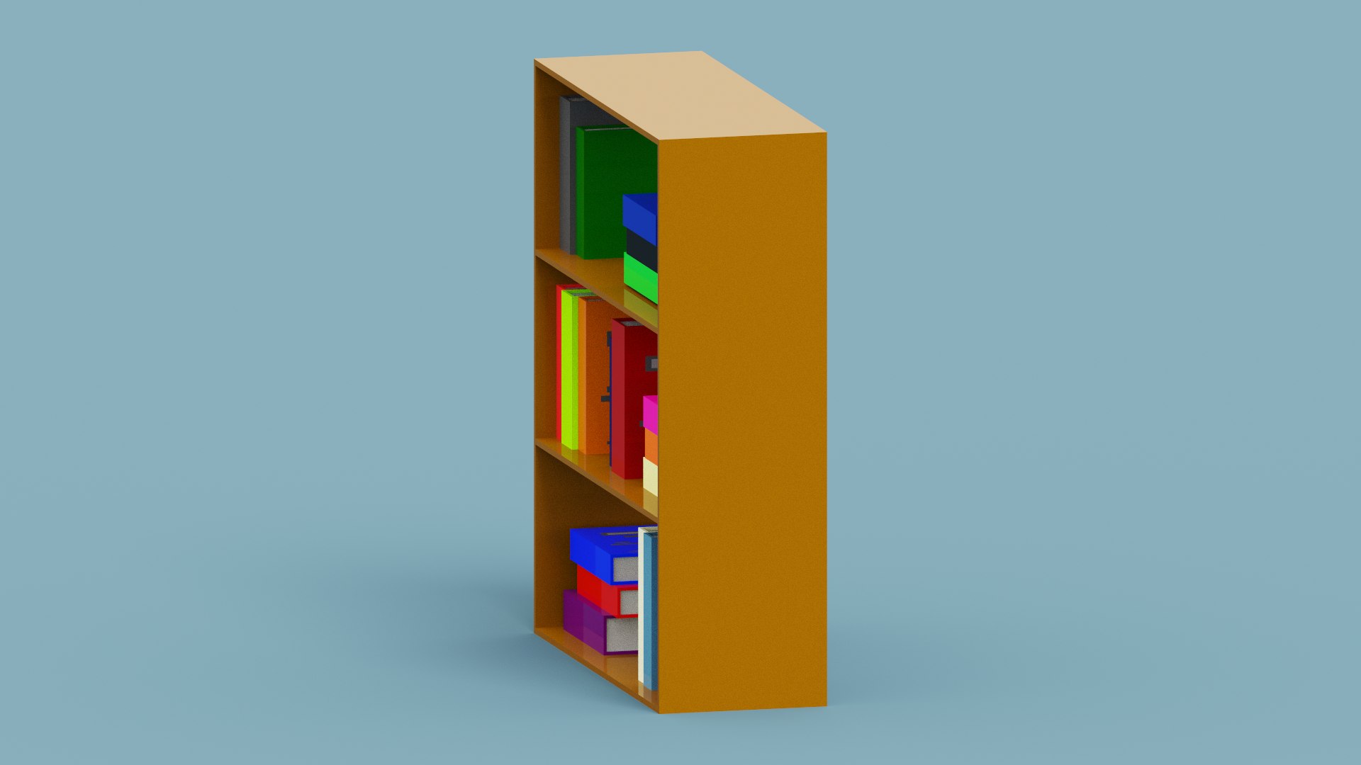 Voxel Bookshelf Low-poly 3D Model 3D Model - TurboSquid 1988523