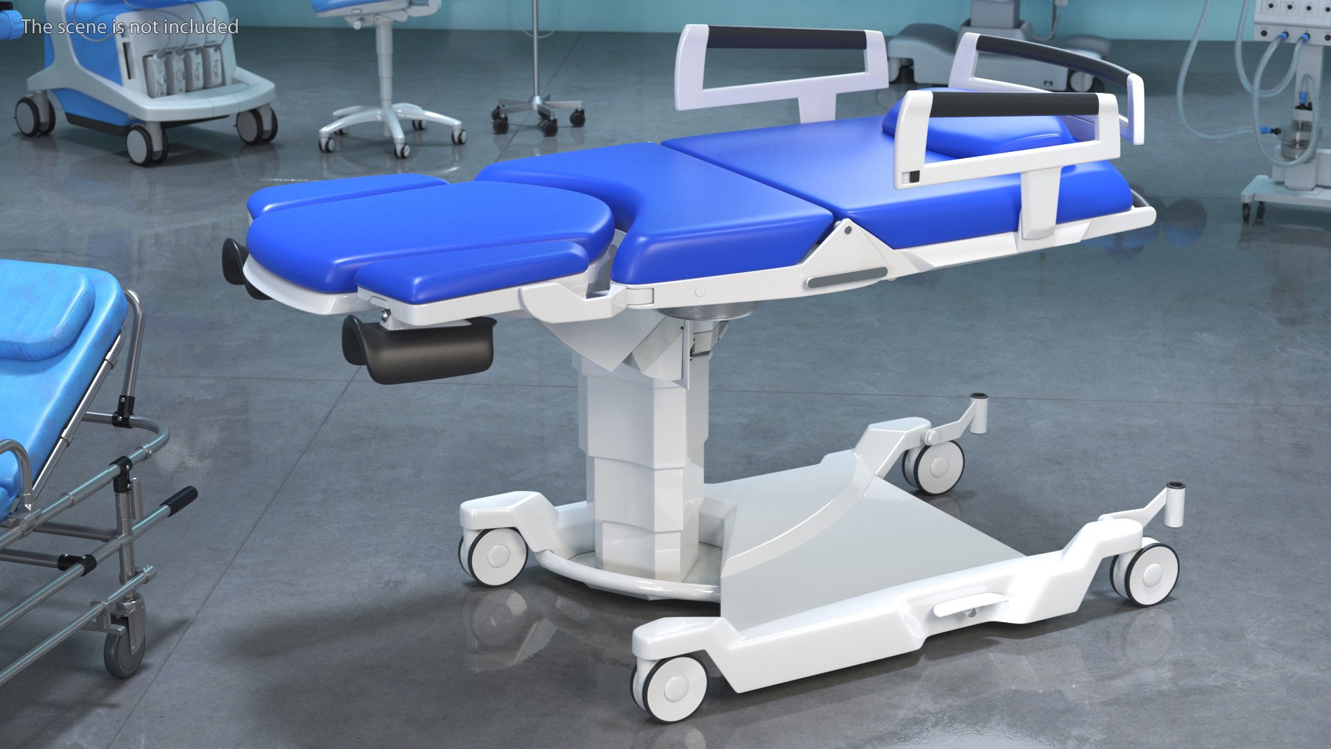Blue Bed For Birth 3D Model - TurboSquid 1987171