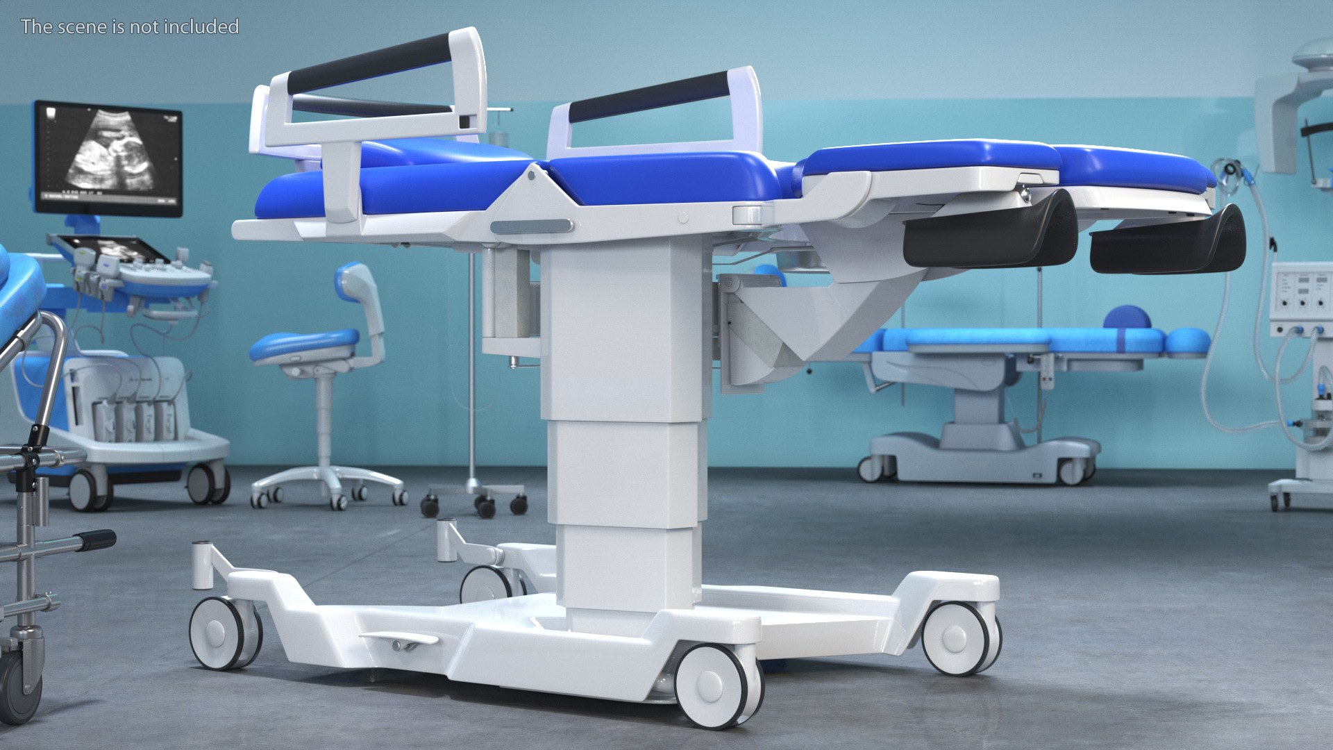 Blue Bed For Birth 3D Model - TurboSquid 1987171