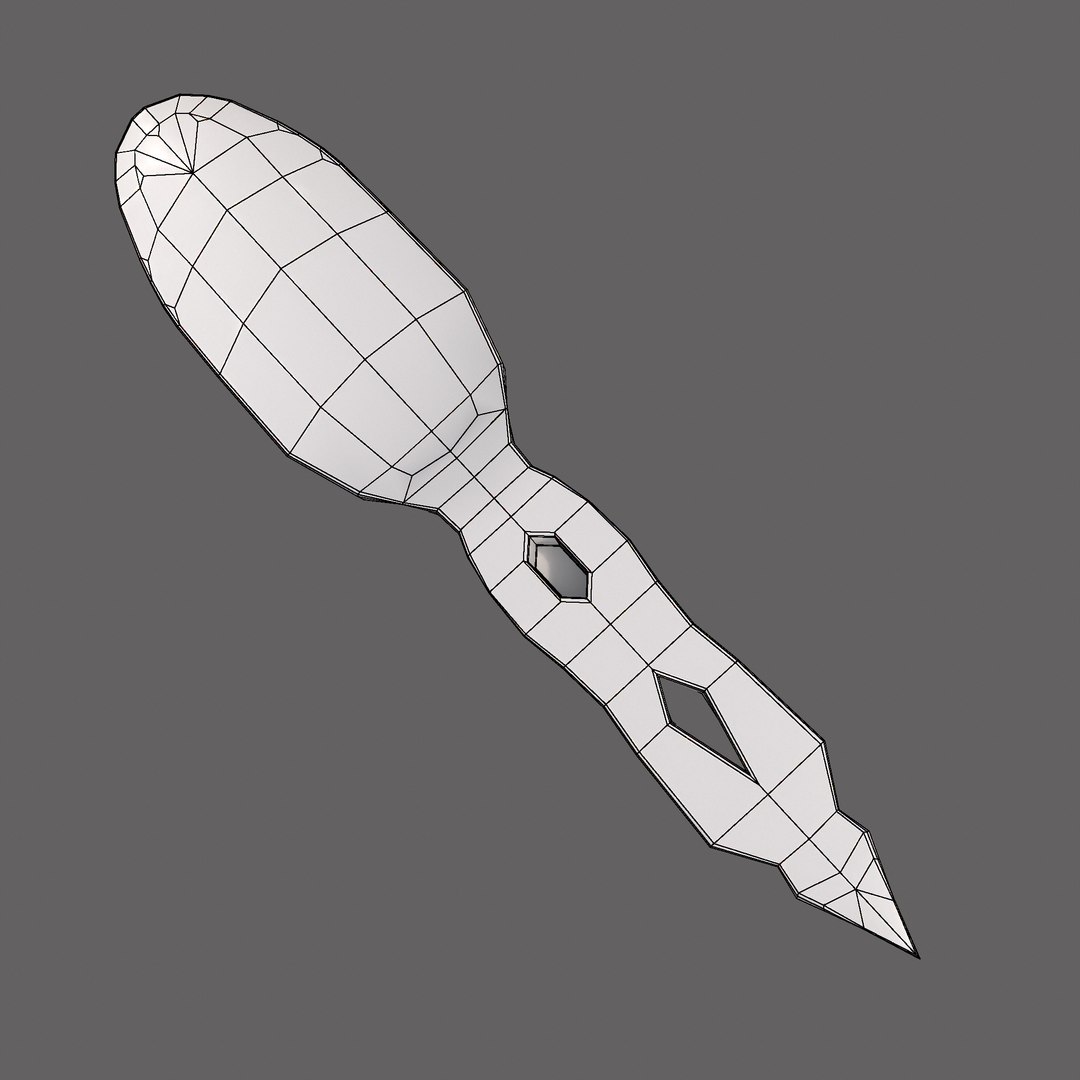 Medieval Spoon Designed 3D model - TurboSquid 1730176