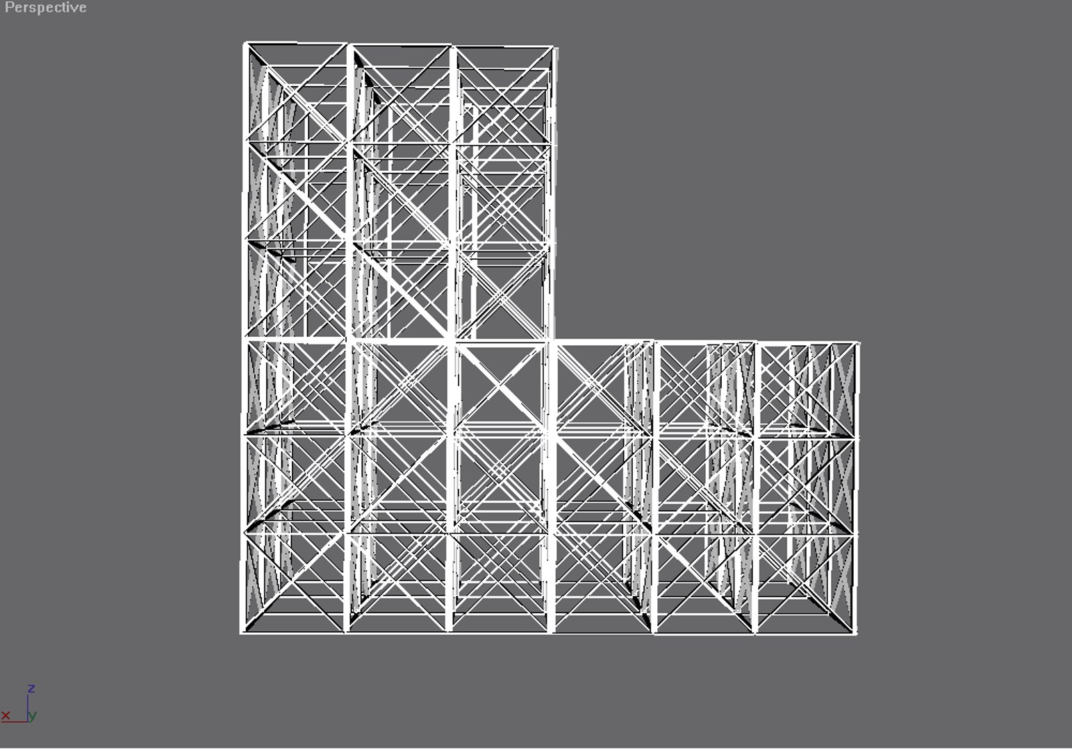 Girder Building 3d Model