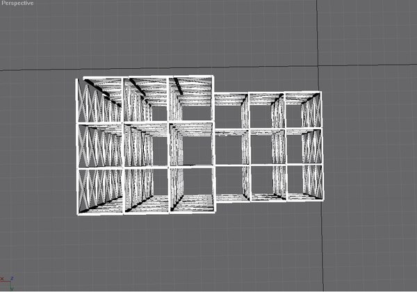 girder building 3d model
