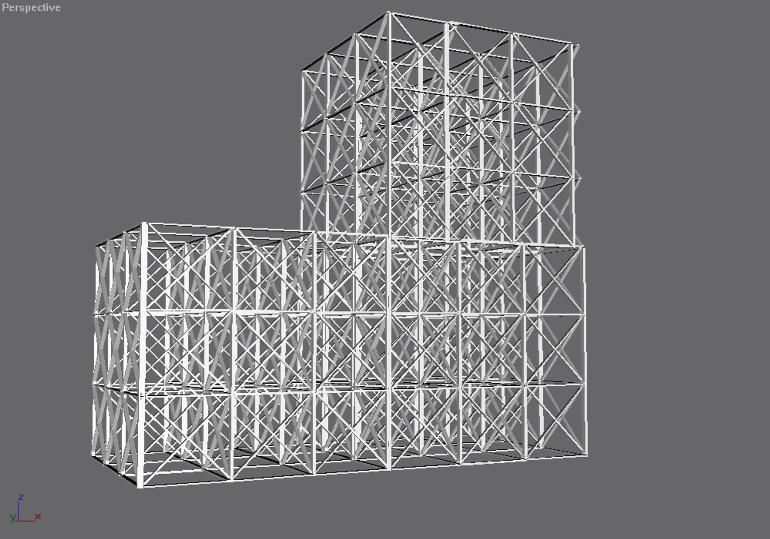 Girder Building 3d Model