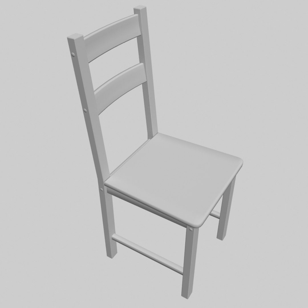 Simple Chair 3d Model