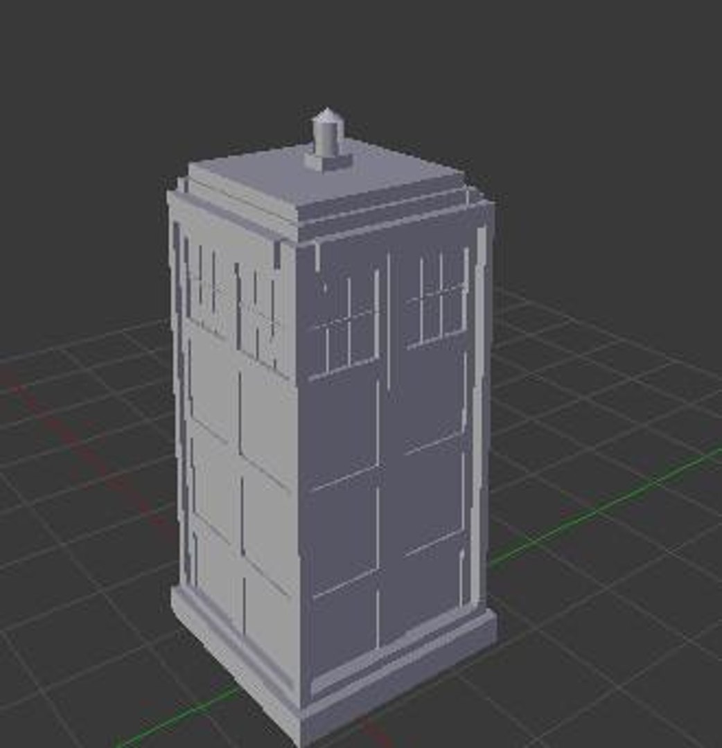 Free Doctor Tardis 3d Model