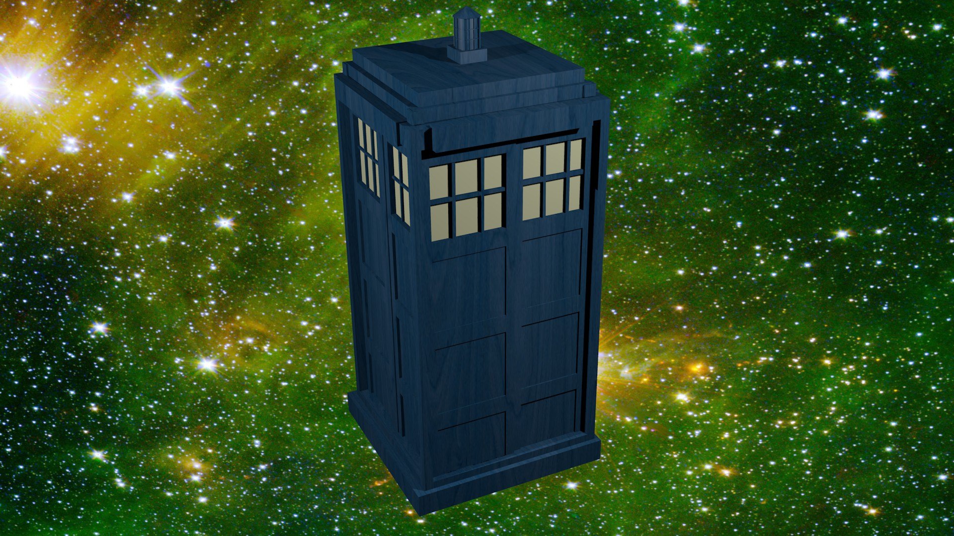 Free Doctor Tardis 3d Model