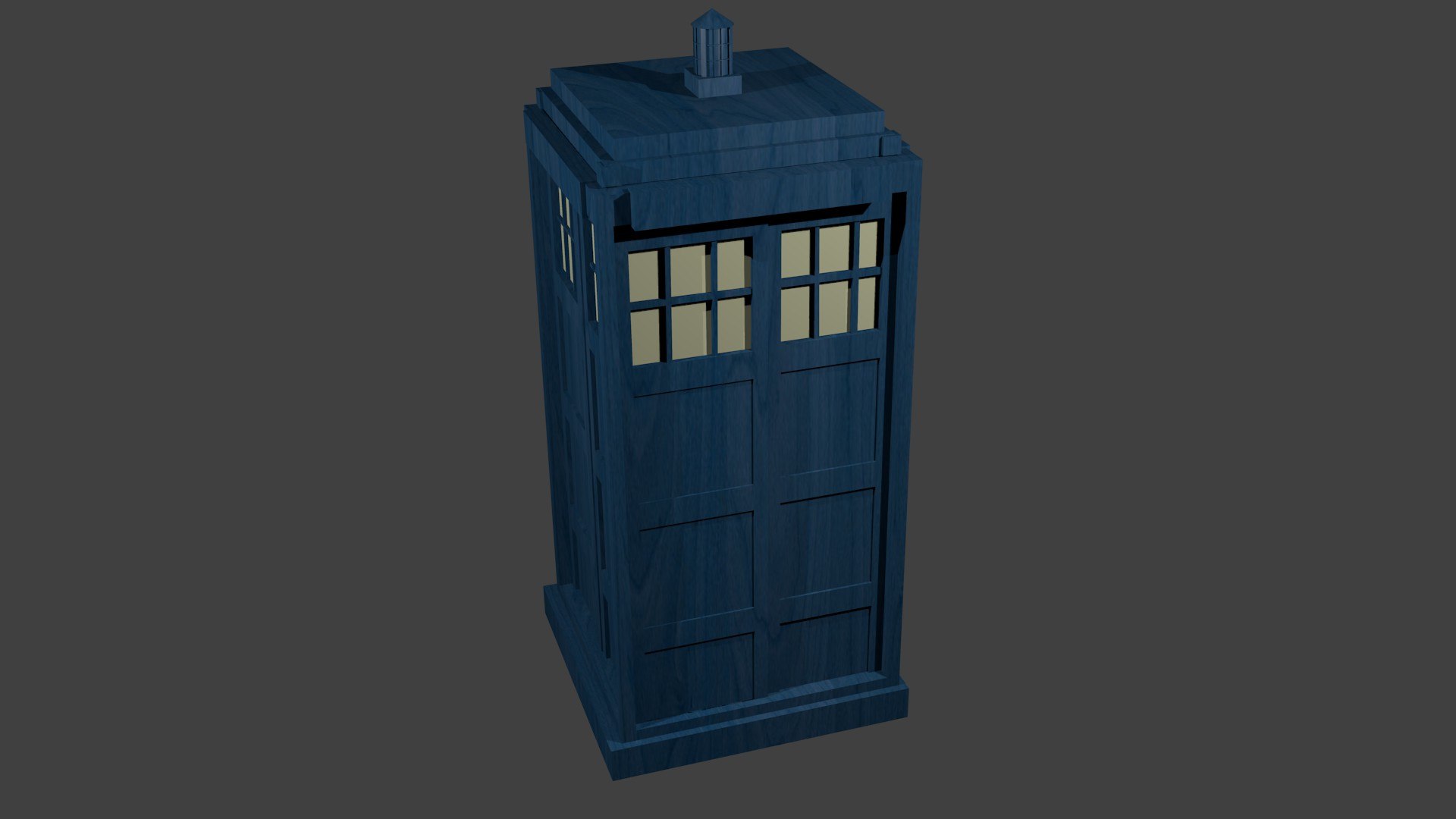 Free Doctor Tardis 3d Model