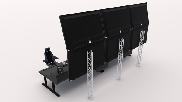 Tv Production Control Room 3D model - TurboSquid 1742037
