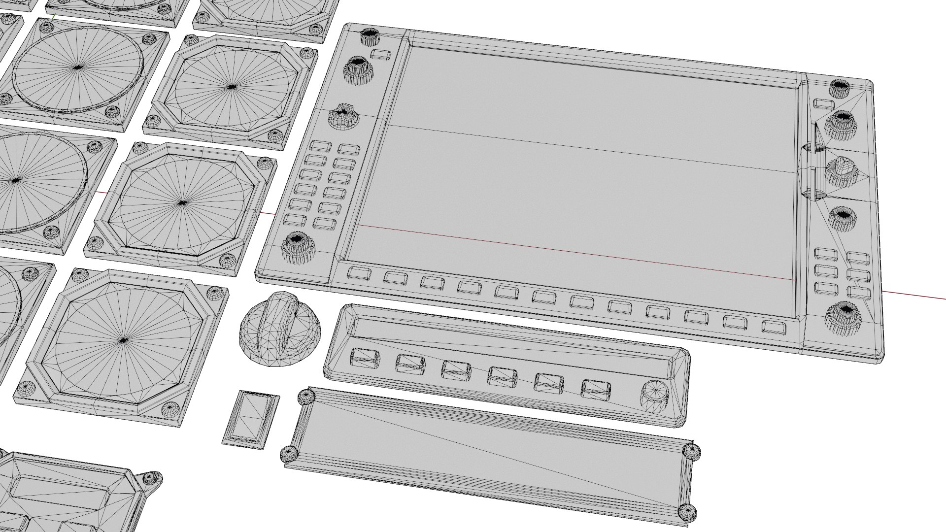 3D Model Airplane Instruments Pack Low-poly 3D Model - TurboSquid 2402054