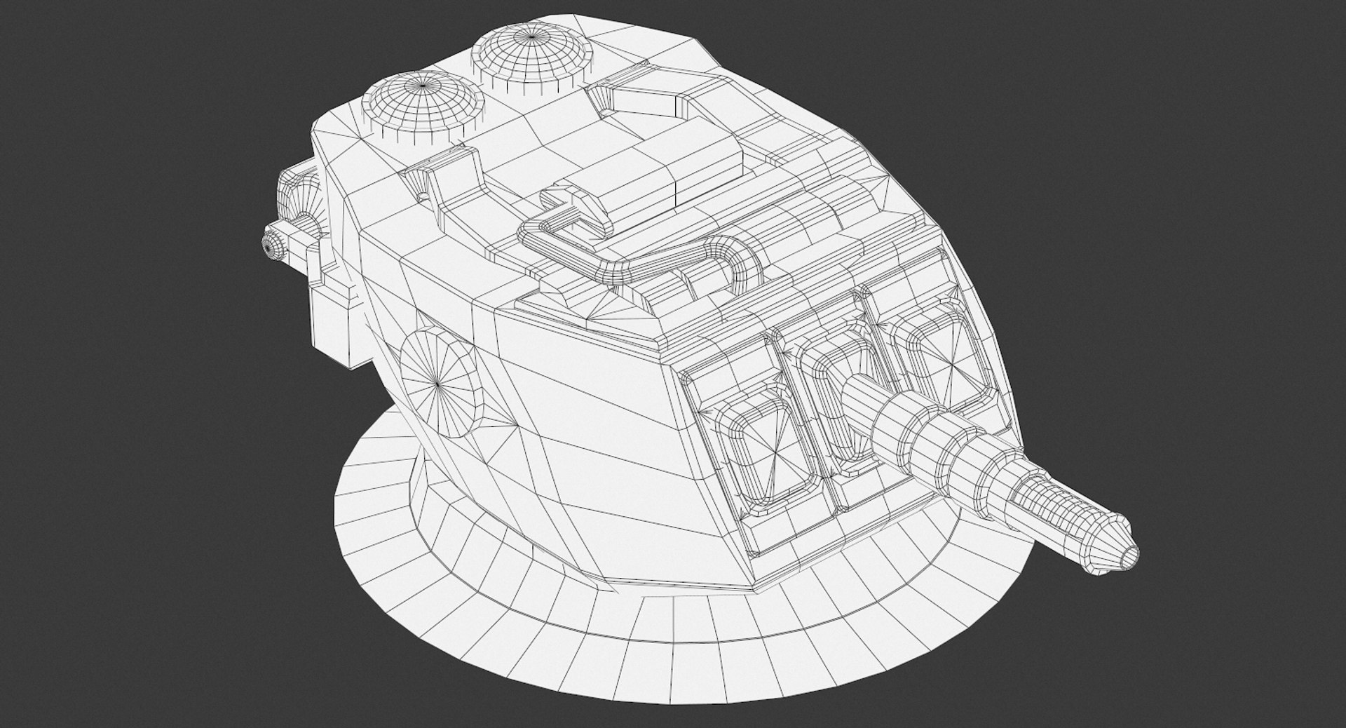 Heavy Laser Cannon 1 3D Model - TurboSquid 1407442