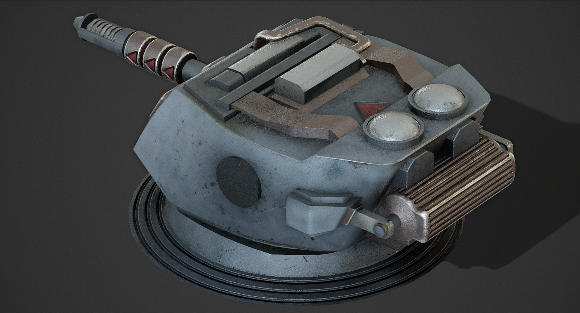 Heavy Laser Cannon 1 3D Model - TurboSquid 1407442