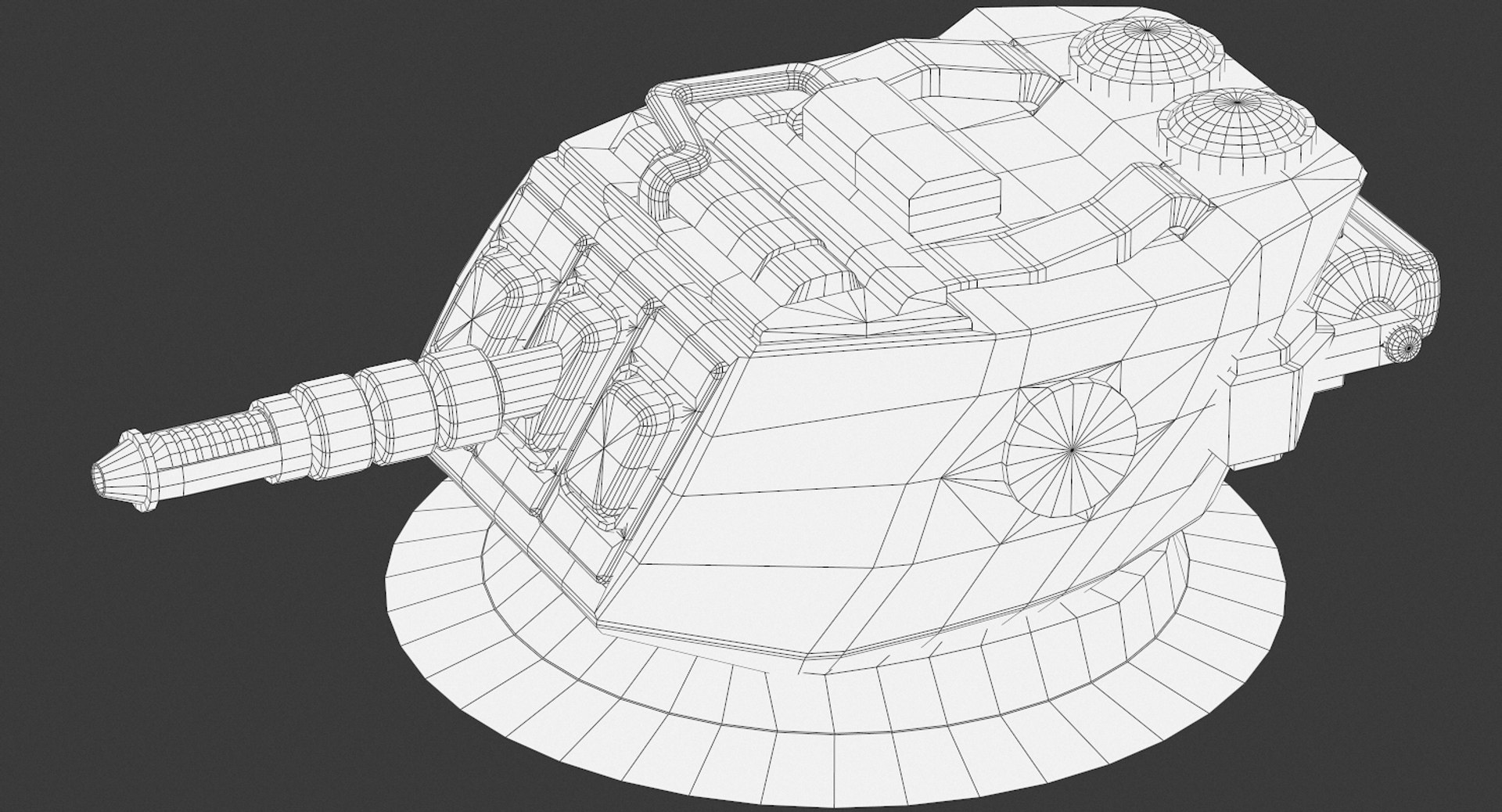 Heavy Laser Cannon 1 3D Model - TurboSquid 1407442