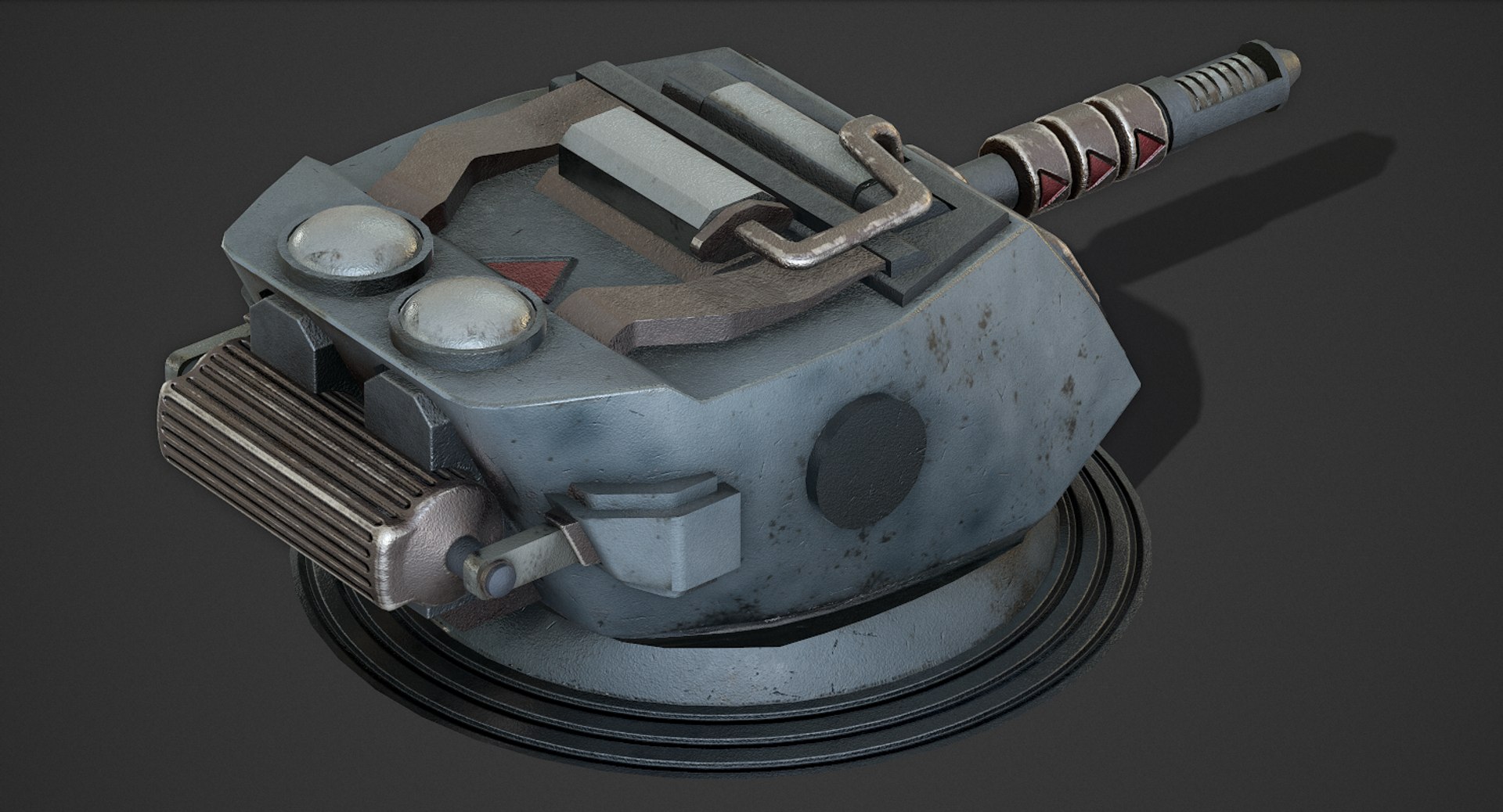 Heavy Laser Cannon 1 3D Model - TurboSquid 1407442