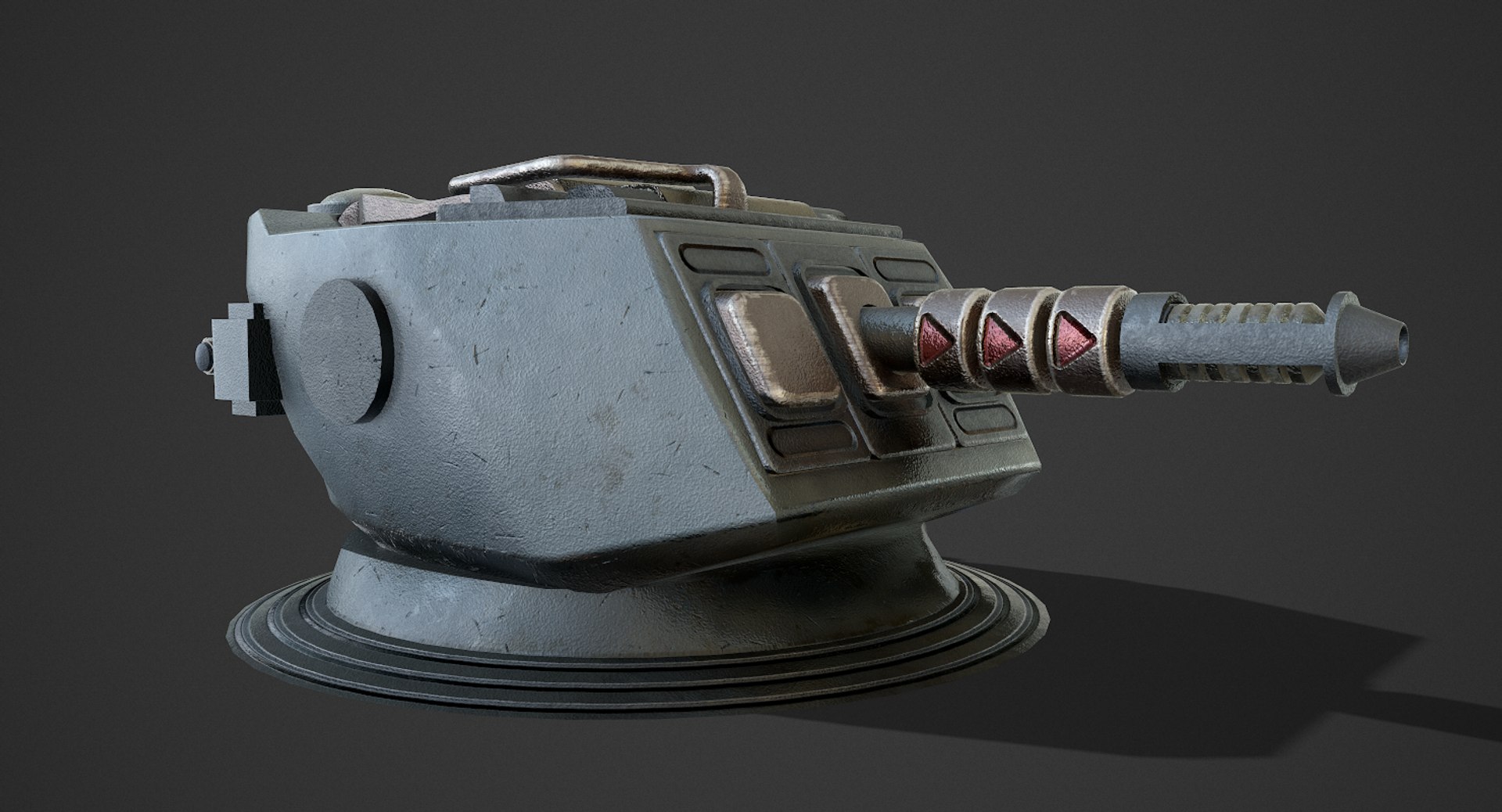 Heavy Laser Cannon 1 3D Model - TurboSquid 1407442
