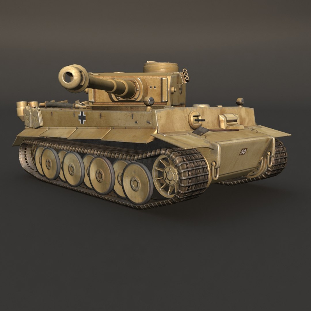 Next-gen German Tank Modeled Max