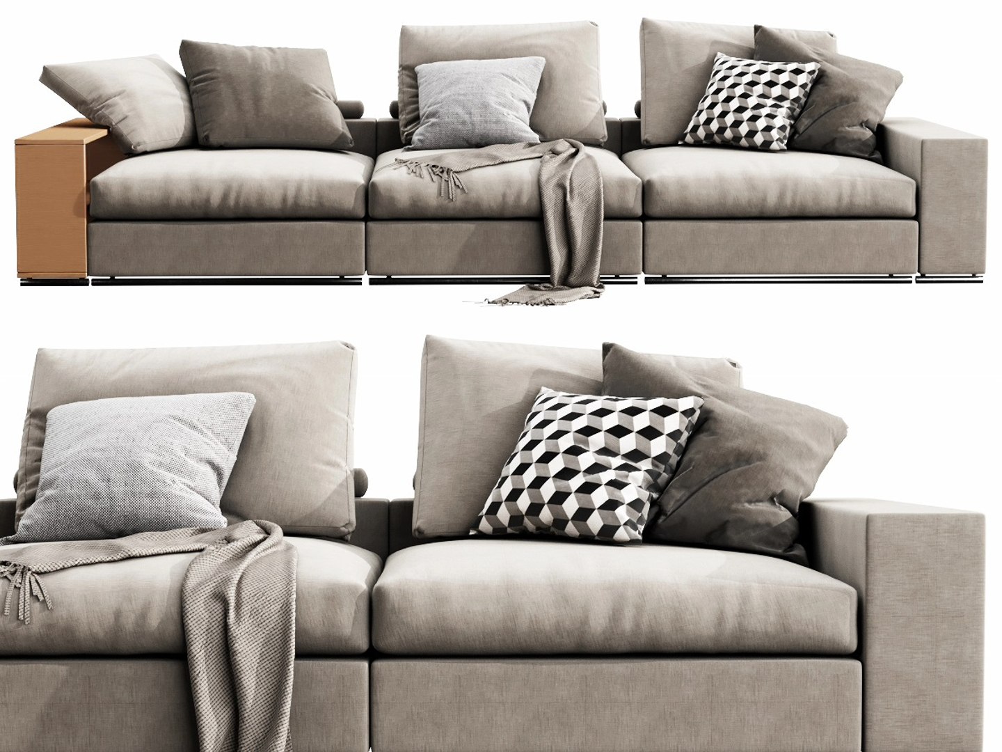 Flexform Groundpiece 3D Model - TurboSquid 1454823