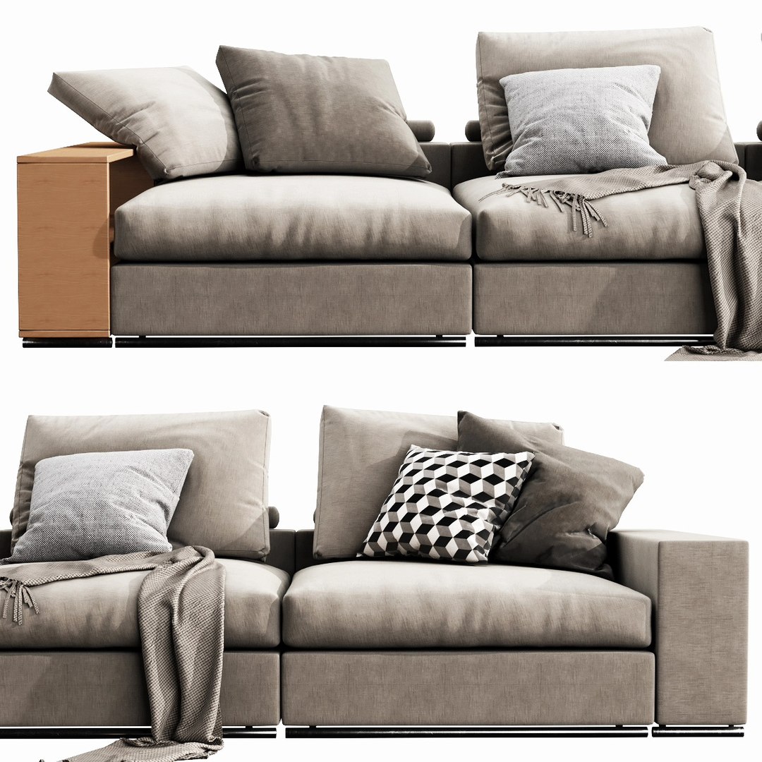 Flexform Groundpiece 3D Model - TurboSquid 1454823