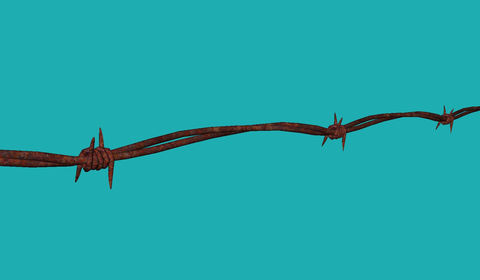 Barbed Wire 3D Model - TurboSquid 1274026