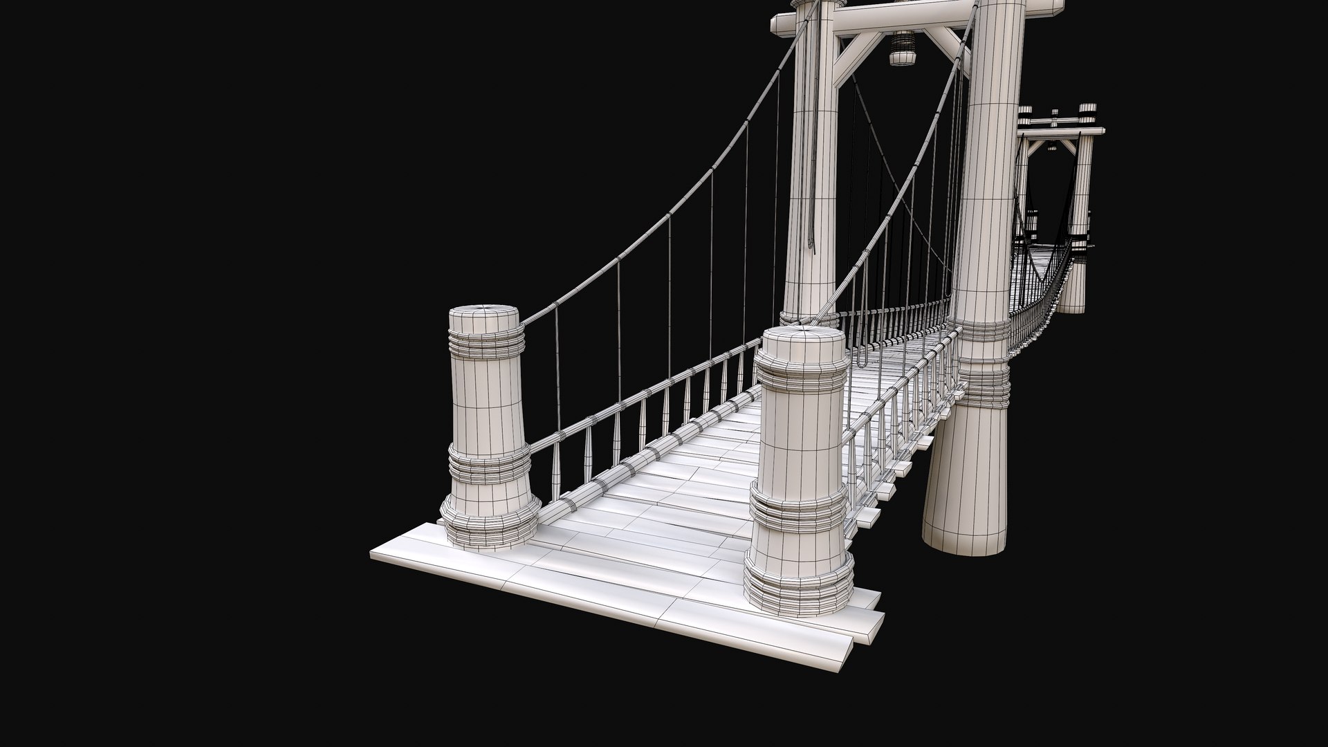 3D Model Wooden Bridge Collection - TurboSquid 2358086