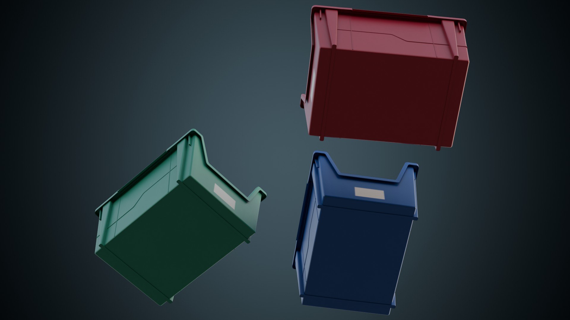 Storage Bin 1A 3D Model - TurboSquid 2239633