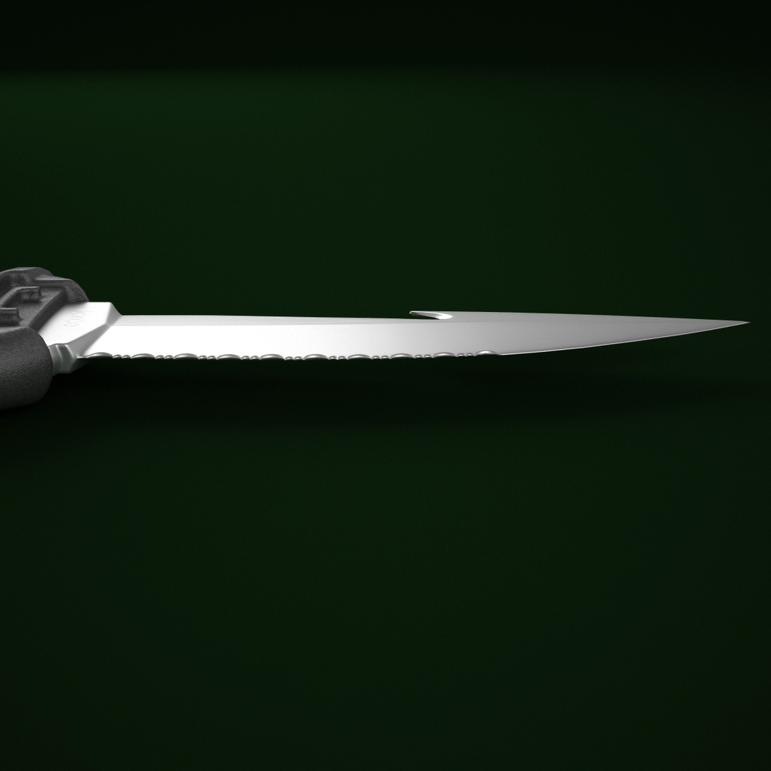 mares force knife v2 3d model