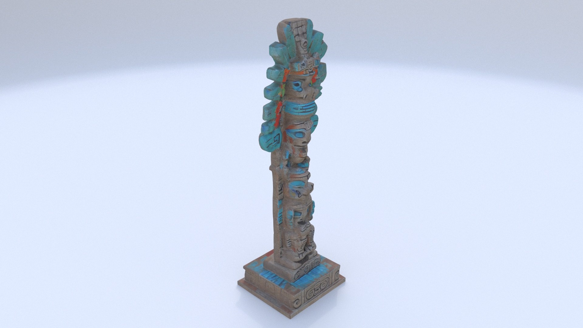 Mayan Aztec Totem7 3D Model - TurboSquid 2328131