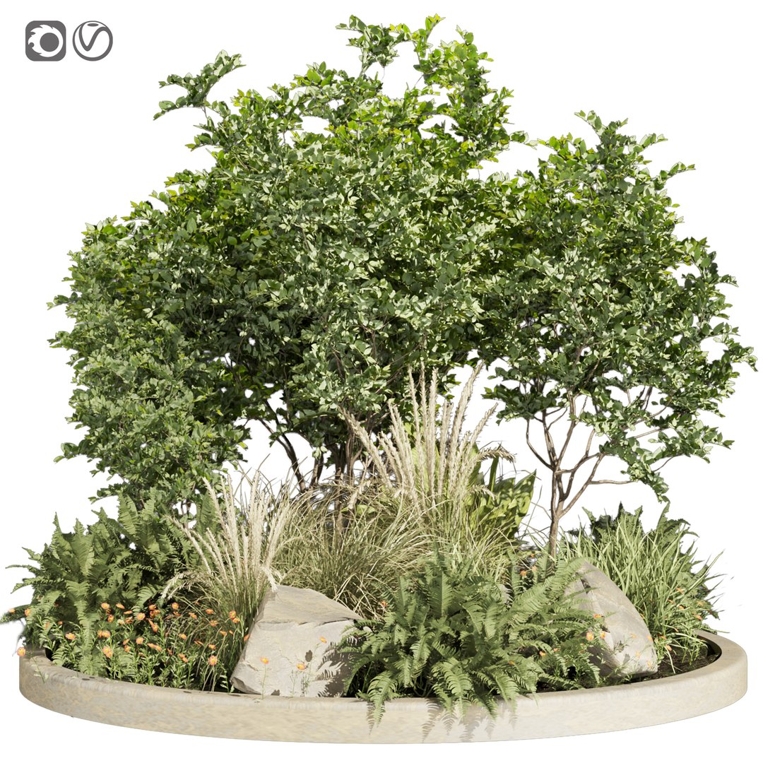 3D Collection Plant Vol 01 - Leaf - Outdoor - Garden - Blender - 3dmax ...