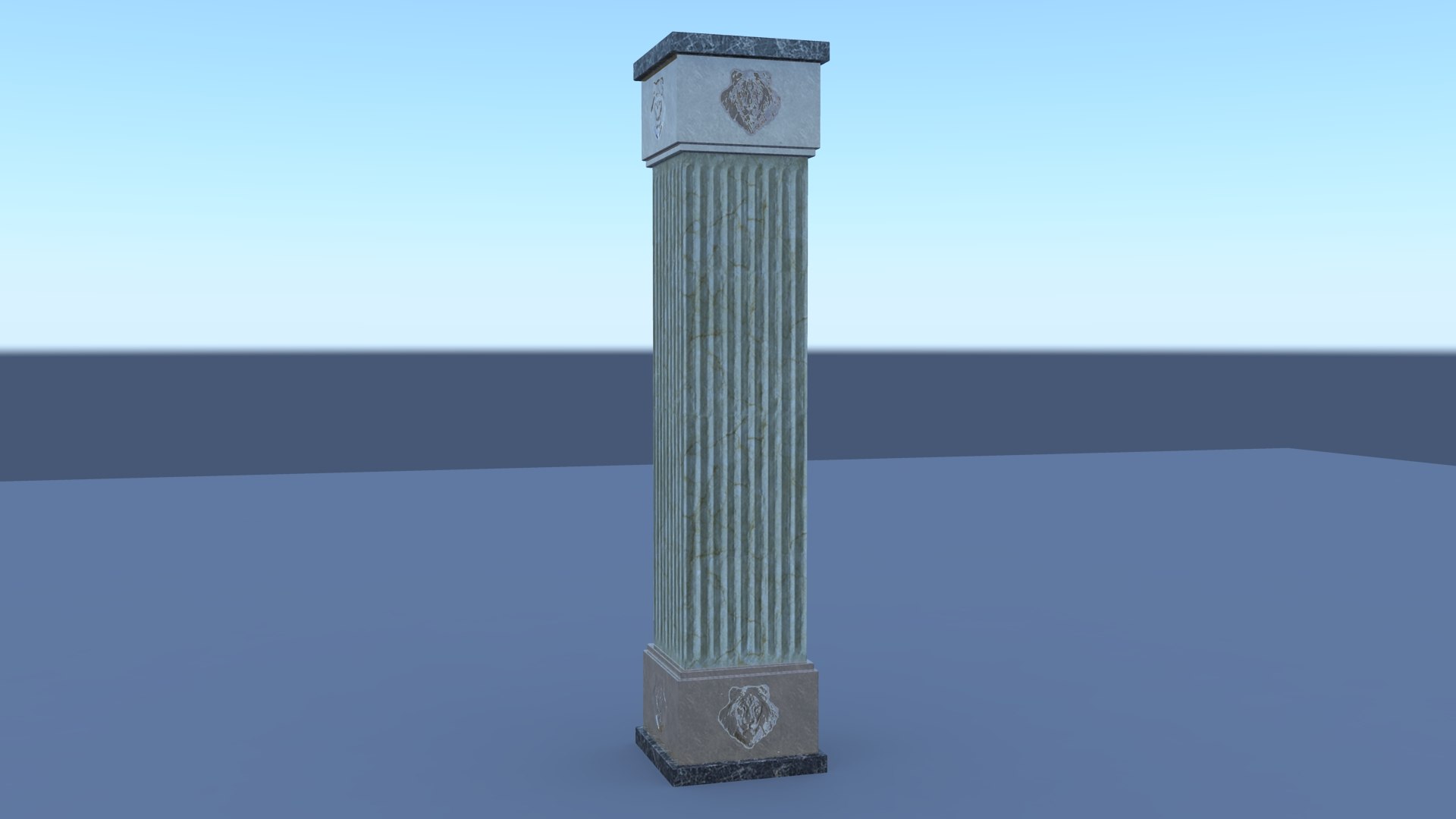 3d Model Pillar Pack