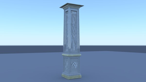 3d model pillar pack