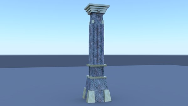 3d model pillar pack