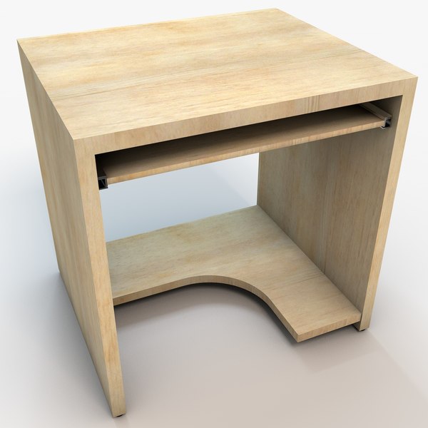 computer desk 3d model