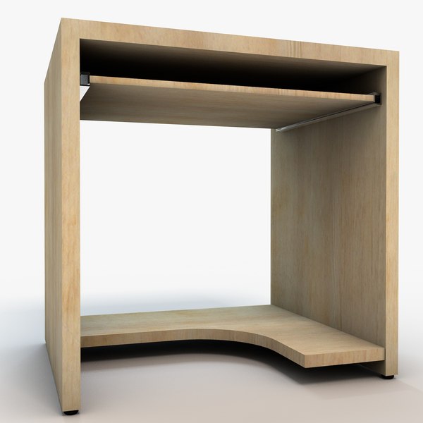 computer desk 3d model