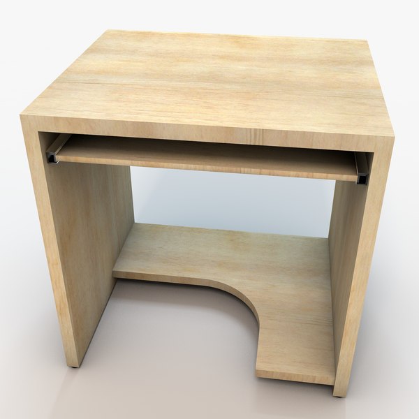 computer desk 3d model