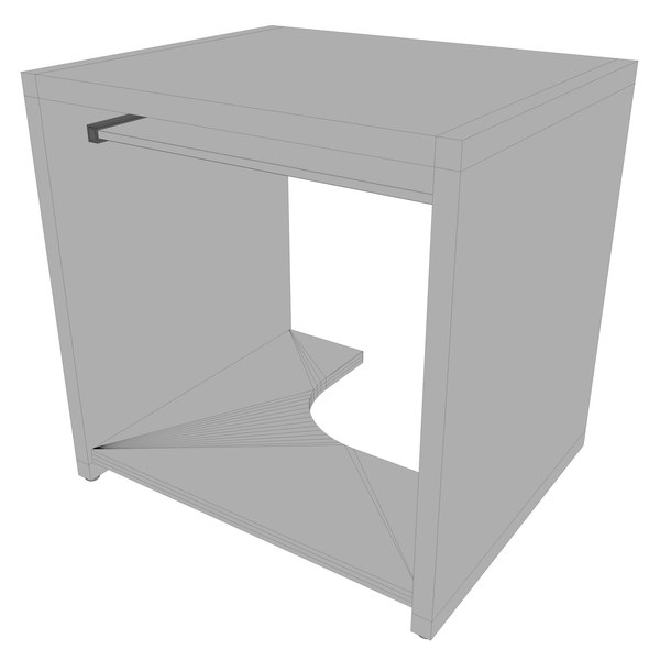 computer desk 3d model