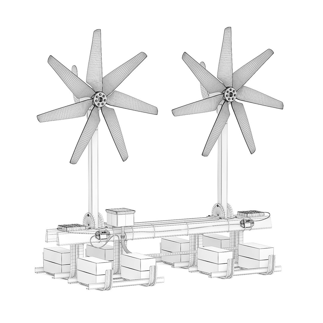 Small Wind Turbine 3D Model - TurboSquid 1456780