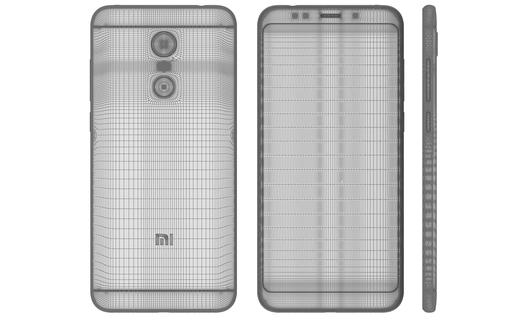 Xiaomi redmi note 5 3D model - TurboSquid 1296535